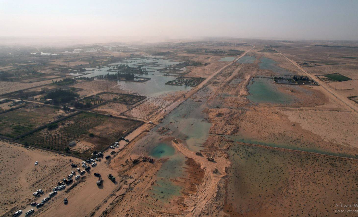 Libya’da Büyük Yapay Nehir’deki hattın patlamasına ilişkin kriz kontrol ...