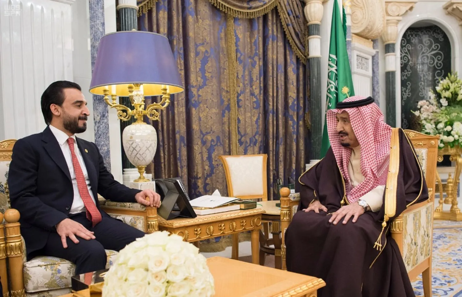 Saudi King Receives Iraqi Speaker in Riyadh