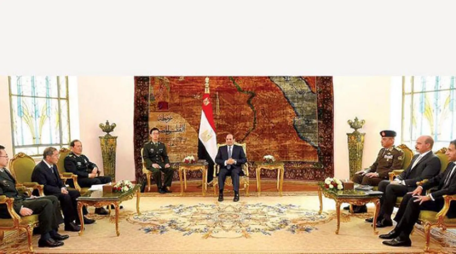 Sisi Stresses Support for China’s “Belt And Road” Initiative