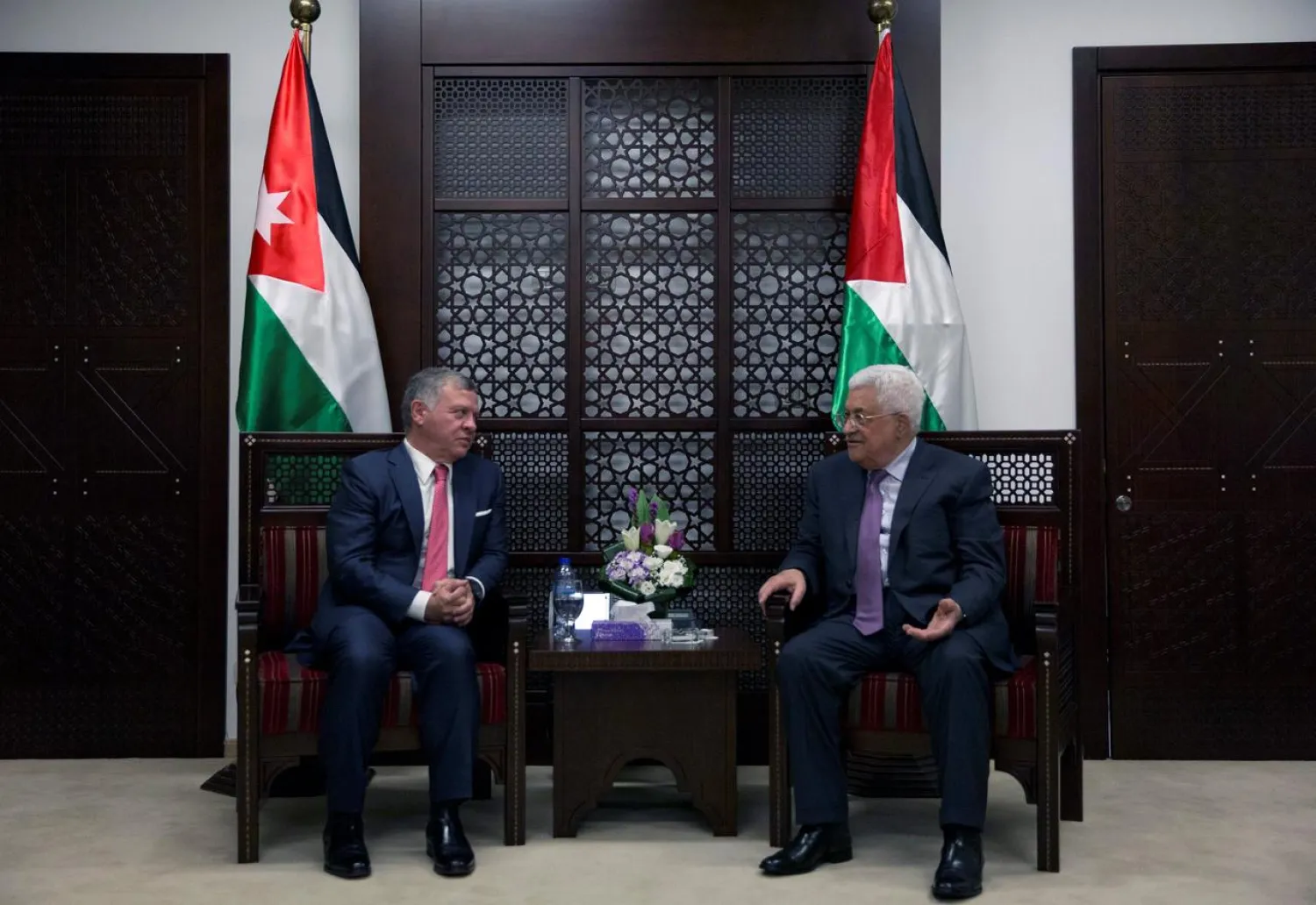 Jordan’s King to Abbas: Amman Sticks to Arab Initiative