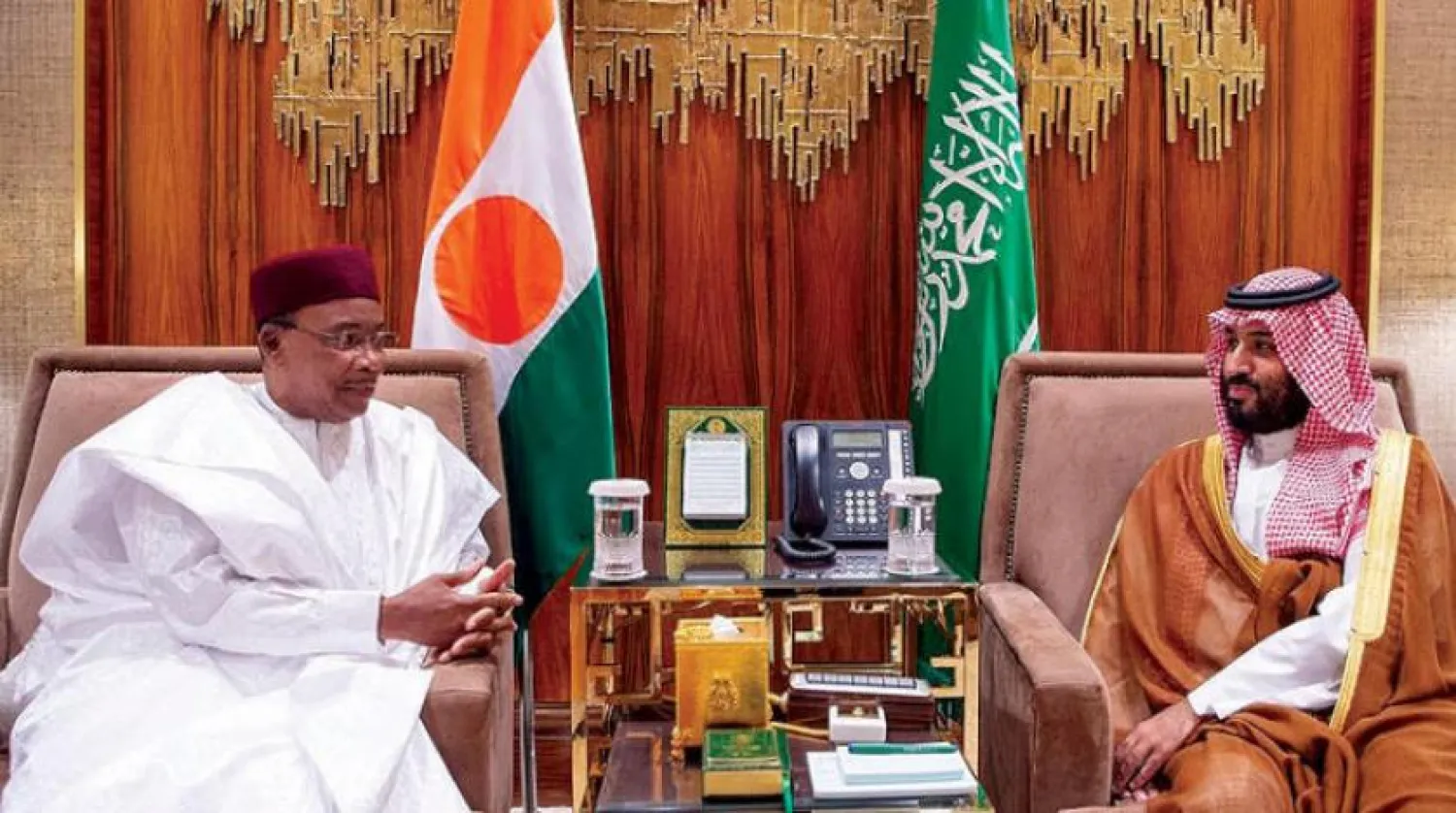 Saudi Crown Prince Meets Niger President, Burkina Faso’s PM