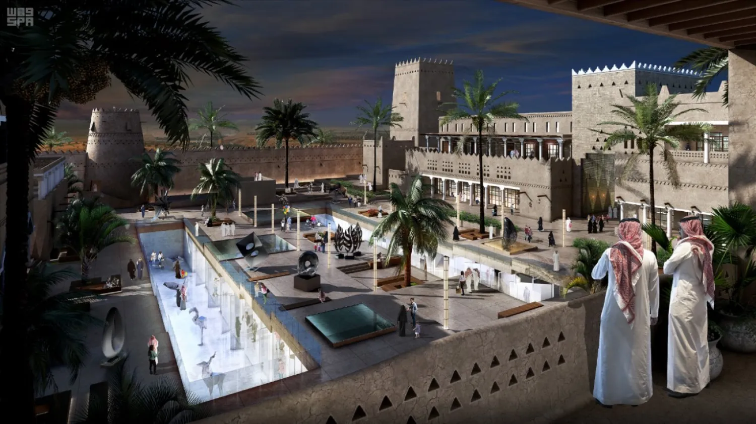 King Salman Presides over Laying of Foundation Stone of Diriyah Gate