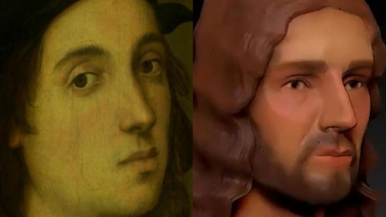 Renaissance Master Raphael Altered Nose in Self-Portrait