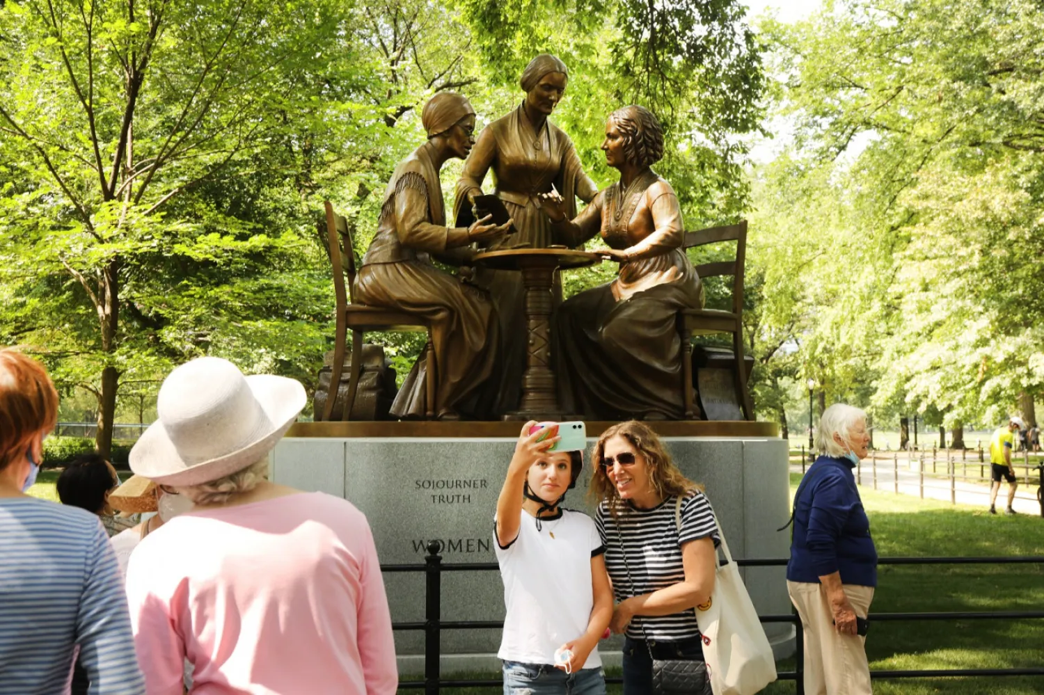 Central Park Inaugurates 'Real Women' Statue to Honor Women's Rights ...
