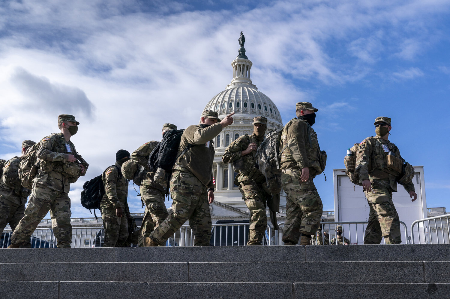 FBI Screens Troops Ahead of Biden’s Inauguration