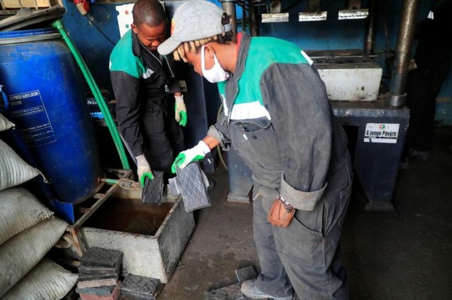 Kenyan Recycles Plastic Waste into Bricks Stronger than Concrete