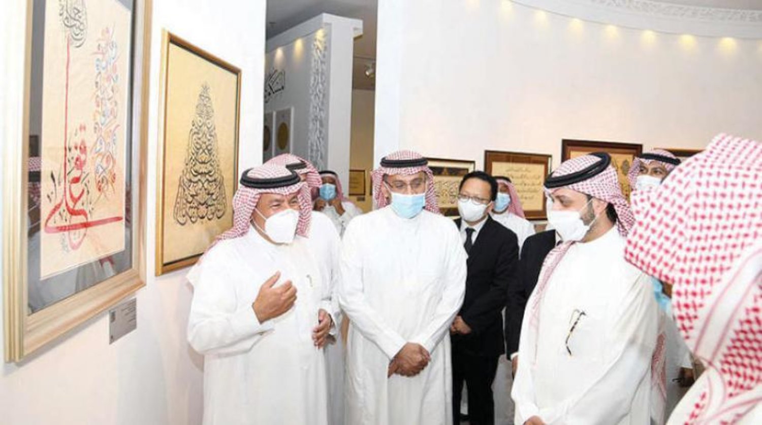 Arabic Calligraphy on Display in Exhibition Held in Three Capitals