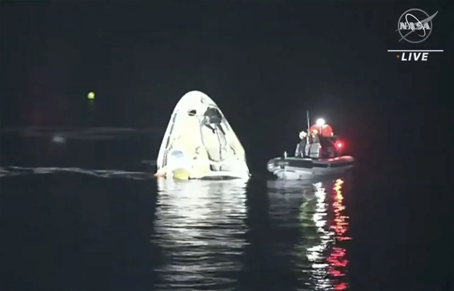 spacex dragon capsule return