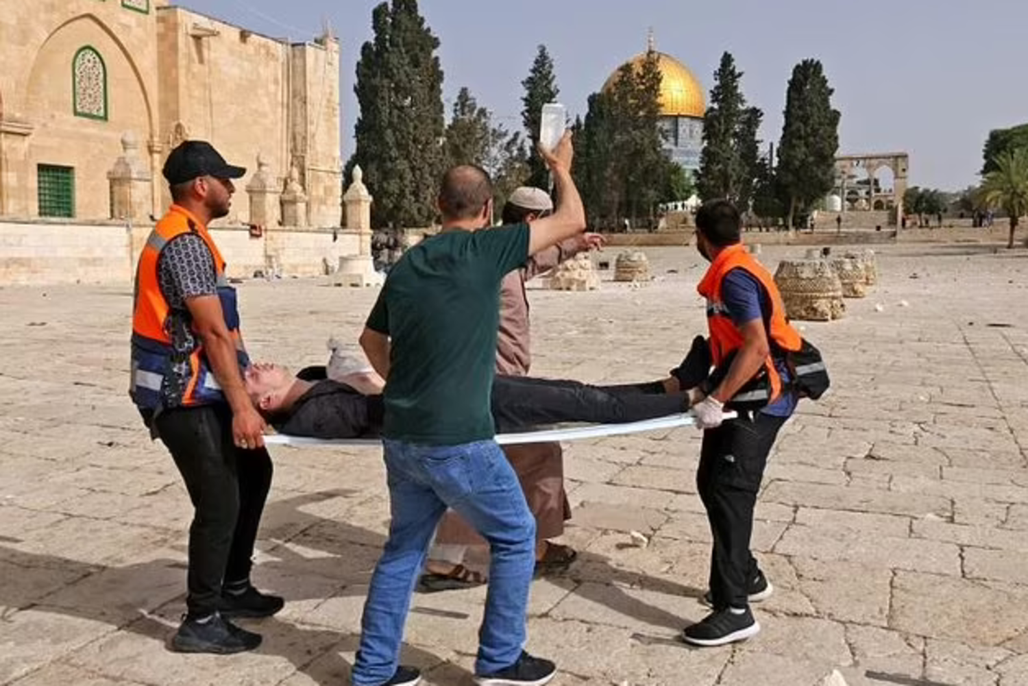 East Jerusalem Hospital Fills up after Al-Aqsa Clashes