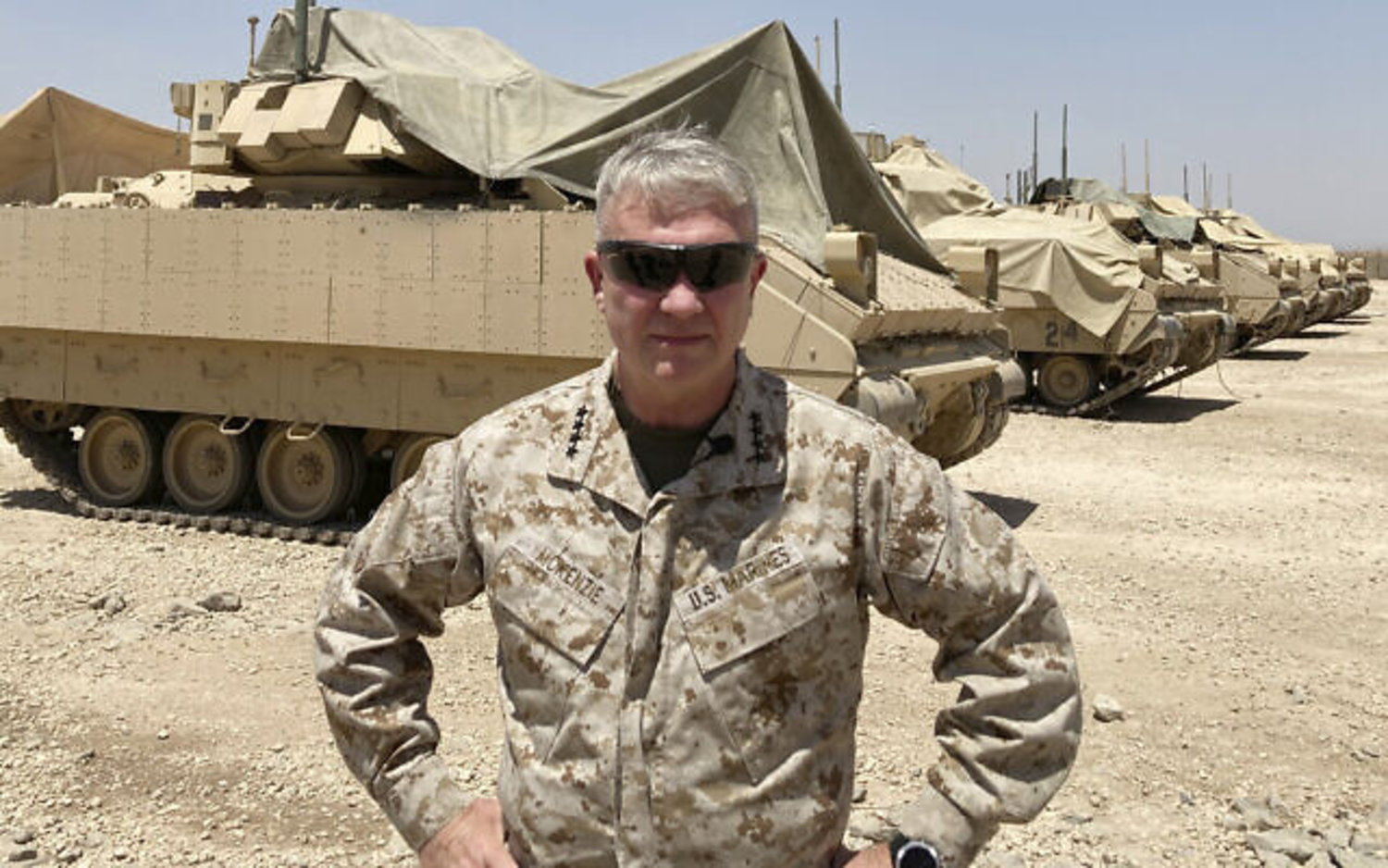 McKenzie Visits Northeastern Syria, Warns Russia Not to Mess with the US