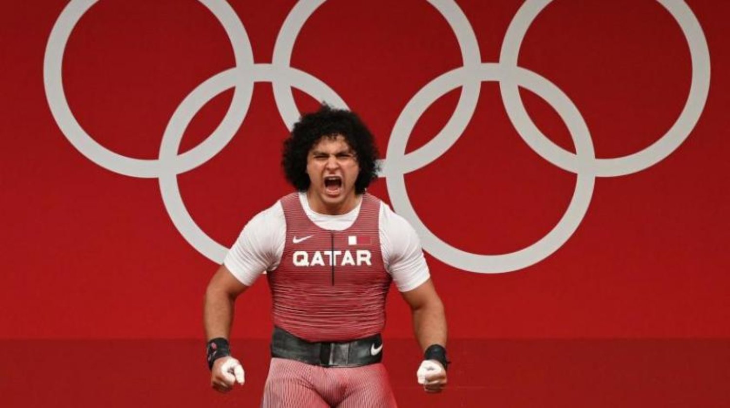 Katarlı halterci Fares İbrahim Elbakh, ülkesine tarihindeki ilk ...