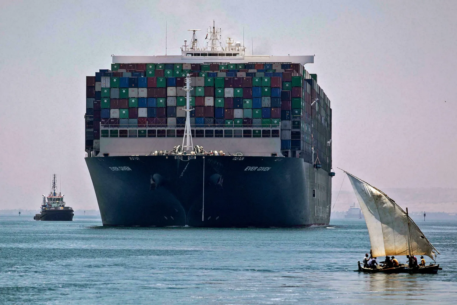 Megaship That Blocked Suez Heads Back to Asia