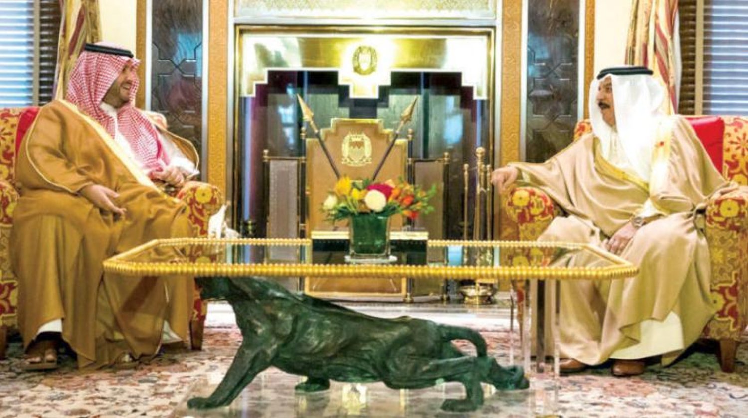 Bahrain King, Crown Prince Meet Turki bin Mohammed bin Fahd