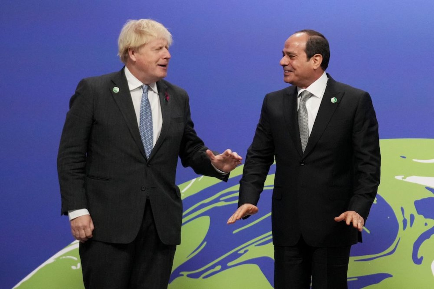 Sisi, Johnson Meet in Glasgow, Agree on Boosting Bilateral Cooperation