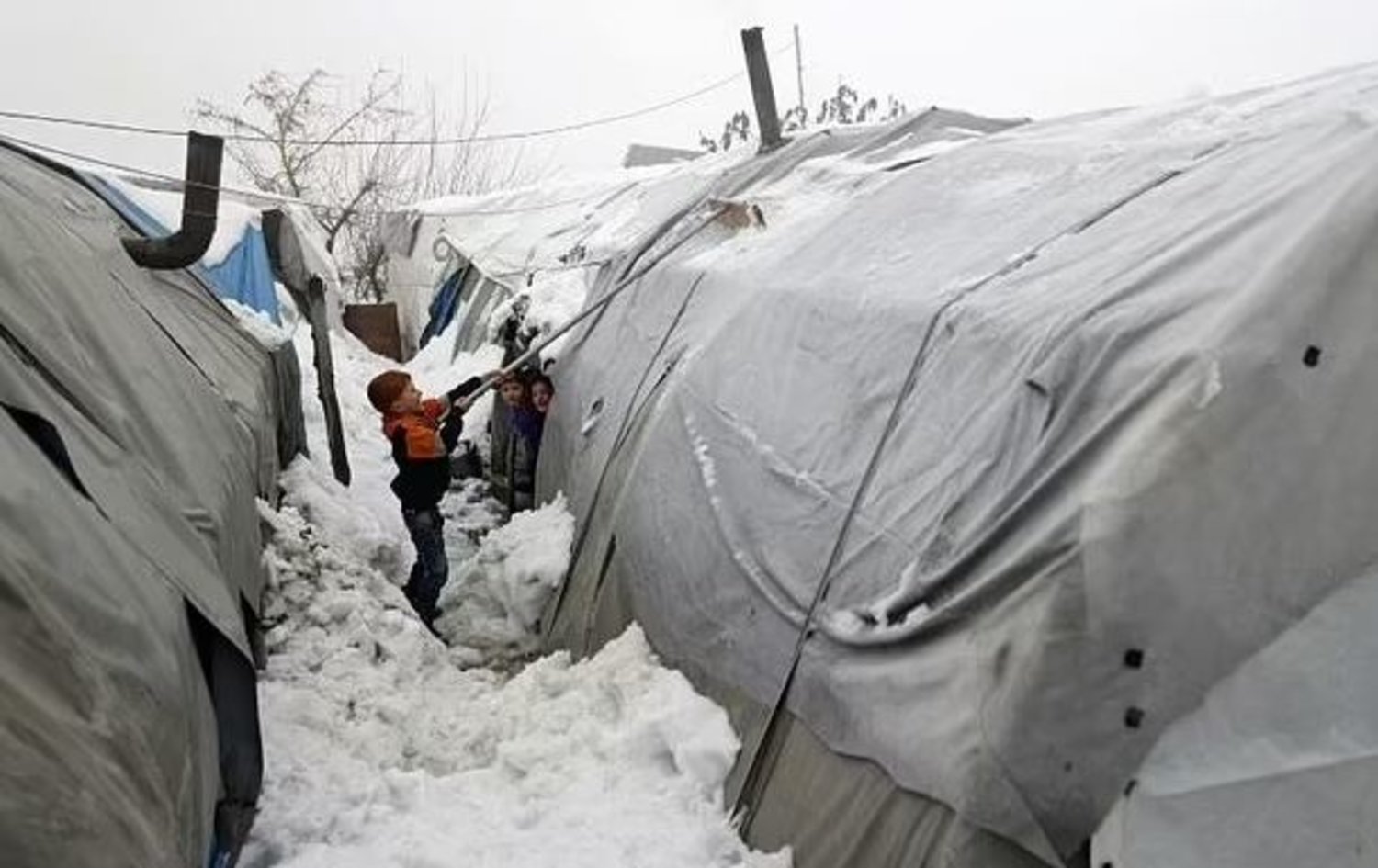 Snow Storm Brings Misery for Syrian Refugees