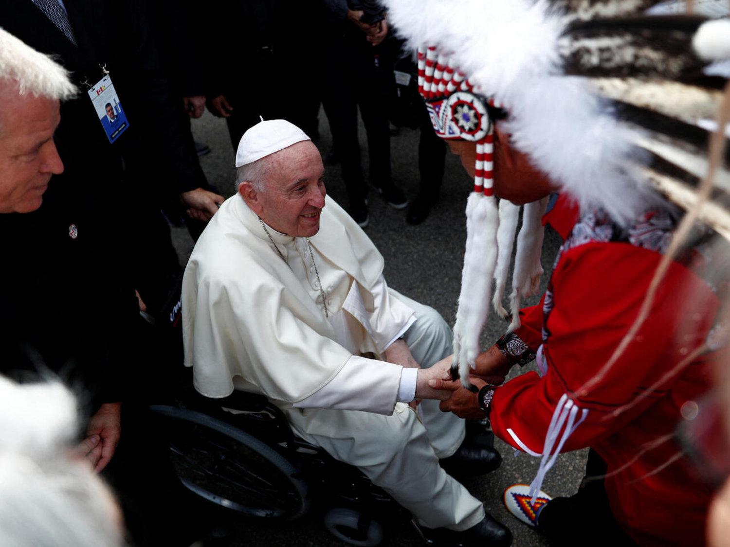 Pope on 'Penitential' Visit to Canada Indigenous School Survivors