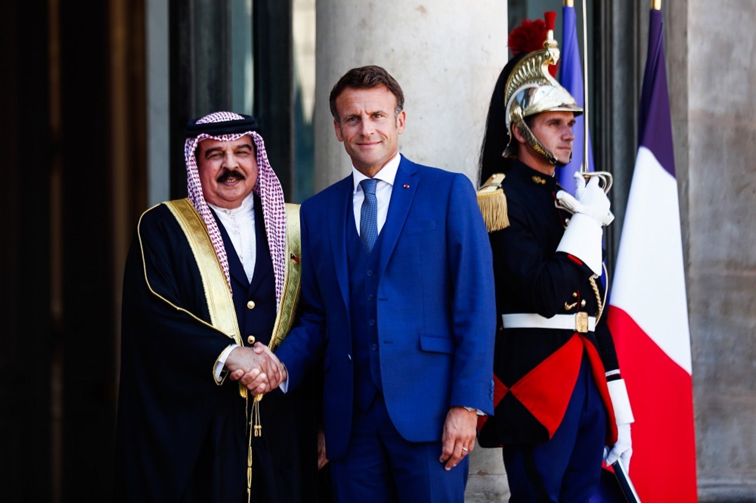 Bahraini King, French President Discuss Boosting Ties, Cooperation