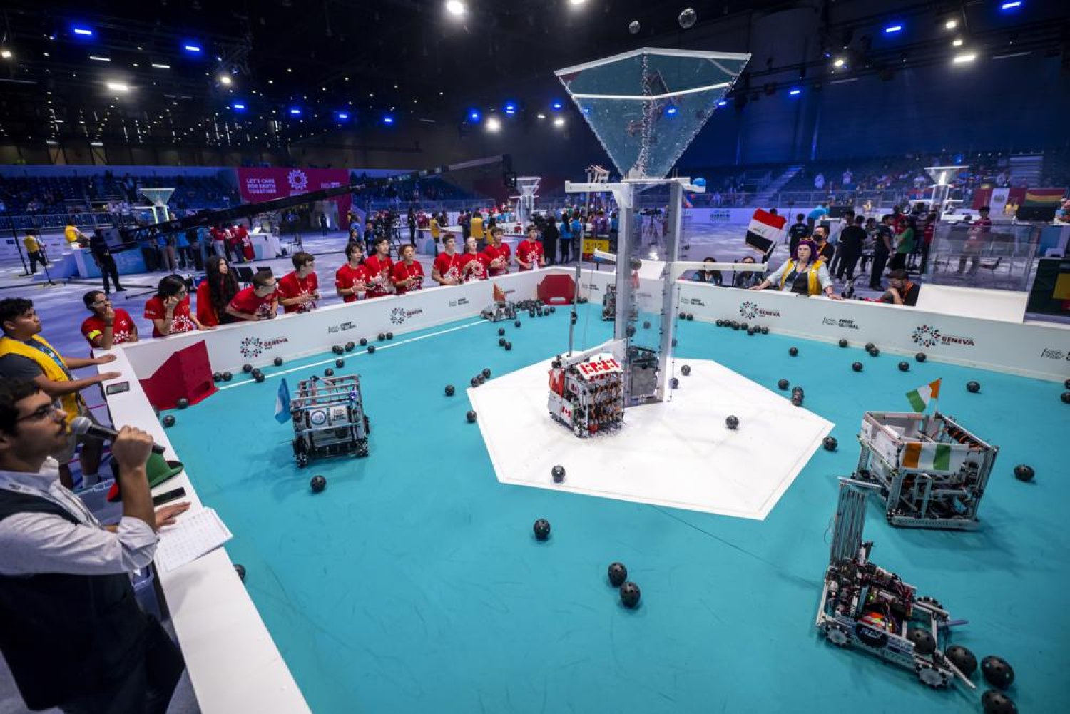 Teens Tackle 21st-century Challenges at Robotics Contest