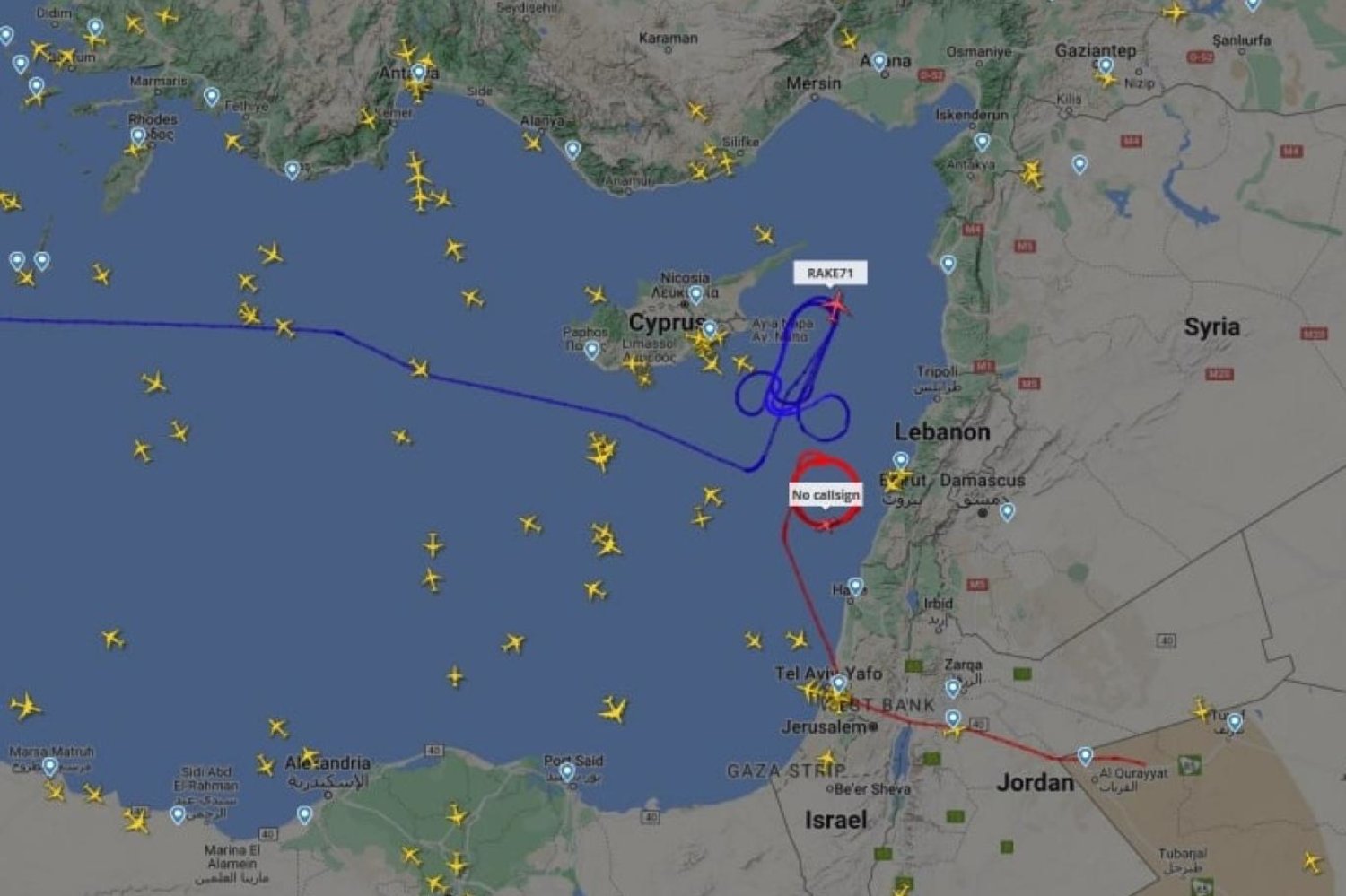 ABD Hava Kuvvetleri, Doğu Akdeniz'deki uçağının niçin o şekli ...