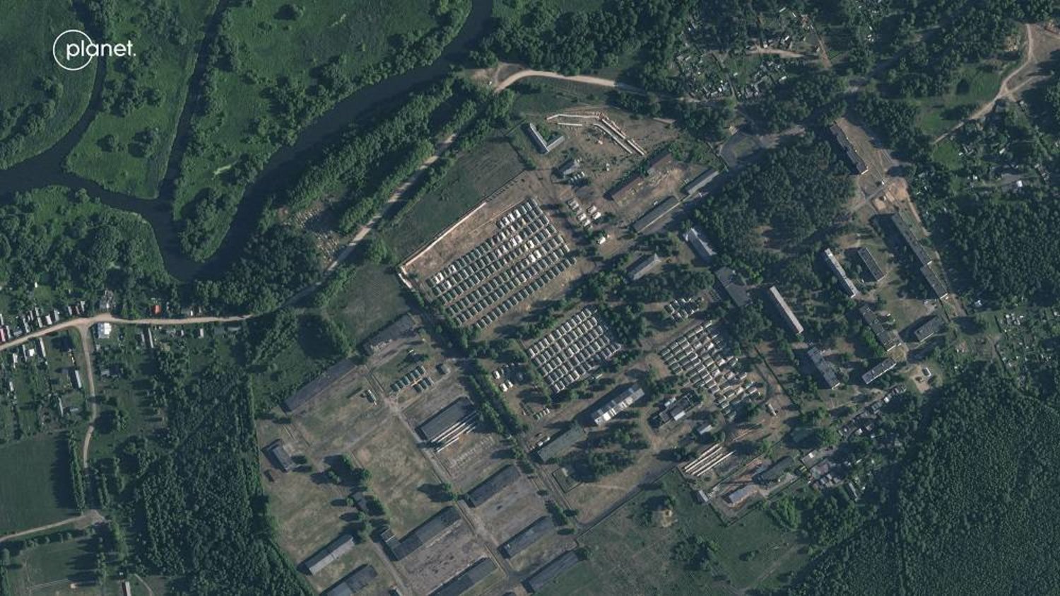 Satellite Photos, Reports Suggest Belarus Building Army Camp for Wagner ...