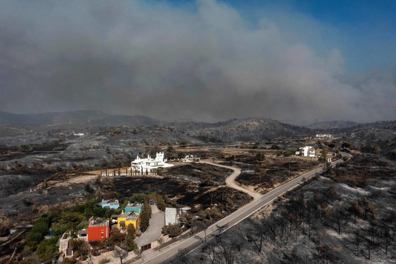 New Evacuations Ordered in Greece as High Winds and Heat Fuel Wildfires