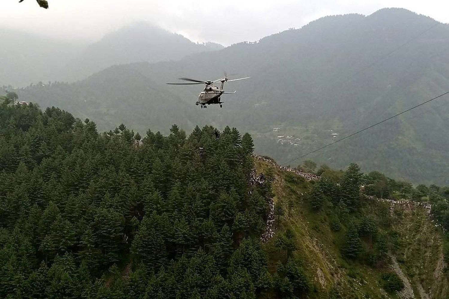 Five Children Rescued from Hanging Pakistan Cable Car