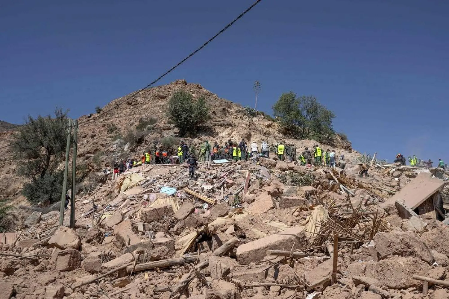 Morocco Earthquake Death Toll Passes 2,800, Survivors Camp Outdoors