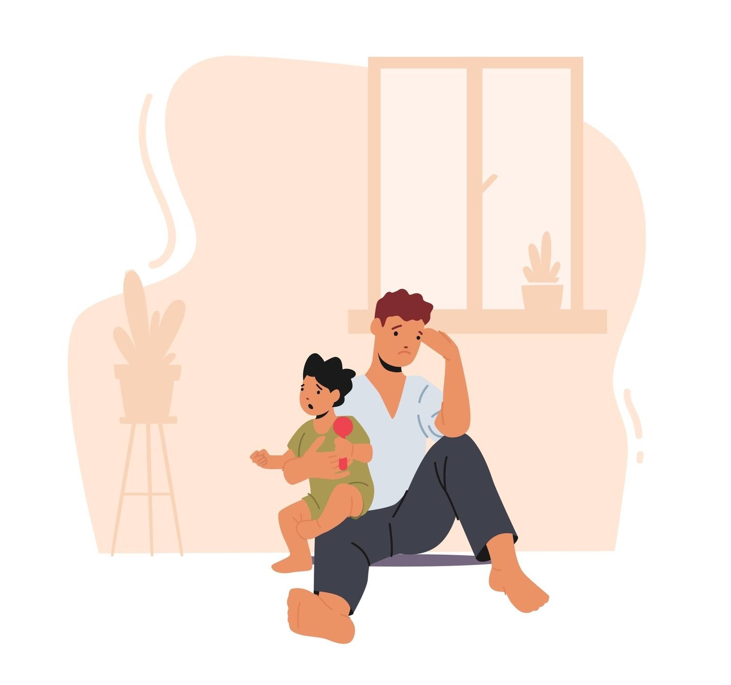 Babaların kaygısı çocukların zekasını etkilemiyor