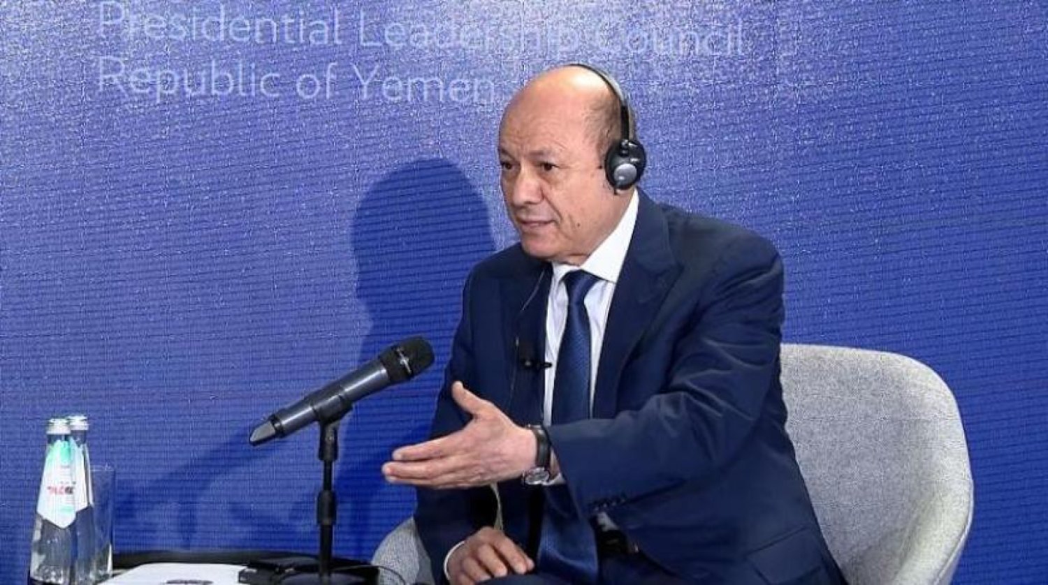 Yemen’s Al-Alimi Vows to Keep Up Fight Against 'Houthi Nightmare'