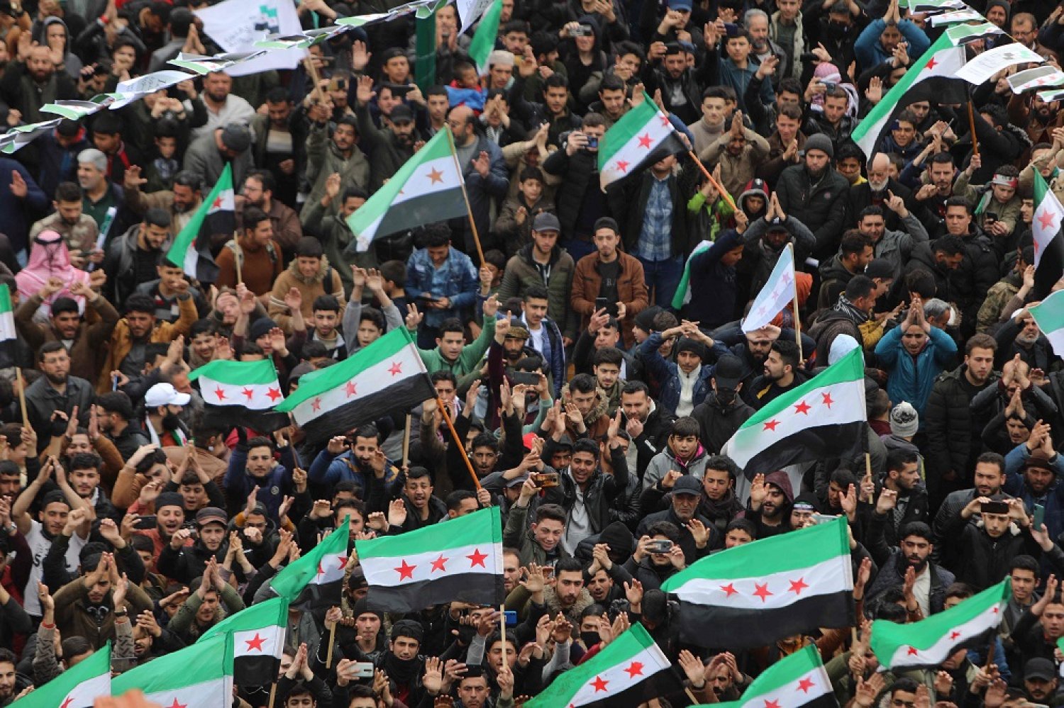 Syrians Mark 12th Anniversary of Anti-regime Uprising