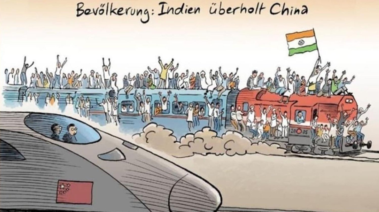 Der Spiegel'ın "nüfus" karikatürü Hindistan'ı öfkelendirdi