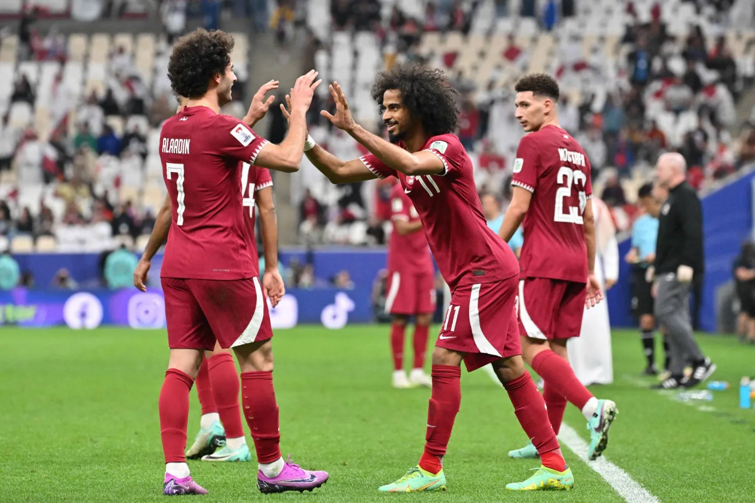 Defending Champion Qatar Beats Lebanon 3-0 in Perfect Start for Asian ...