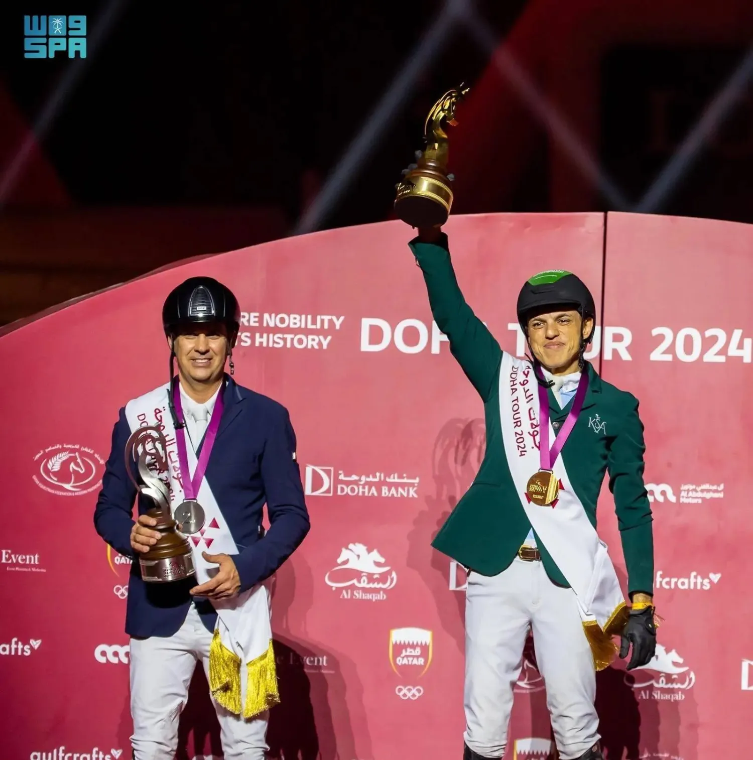 Saudi Equestrians Shine in Doha Tour 2024