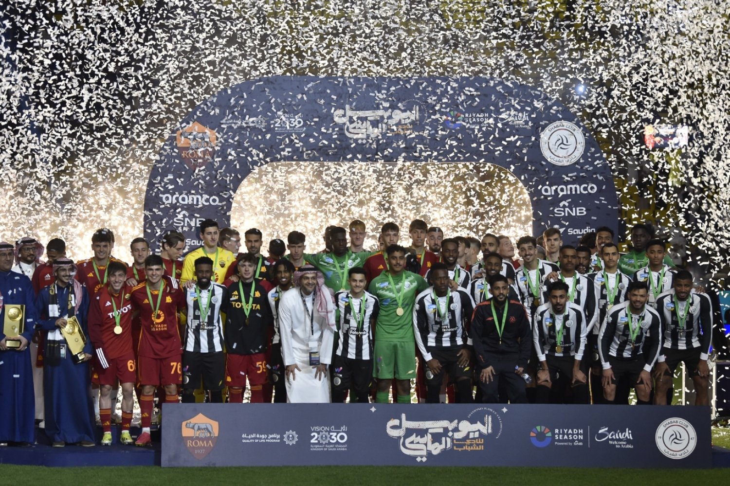 Al-Shabab, kuruluşunun 75. yıl dönümünde Roma'yı ağırladı