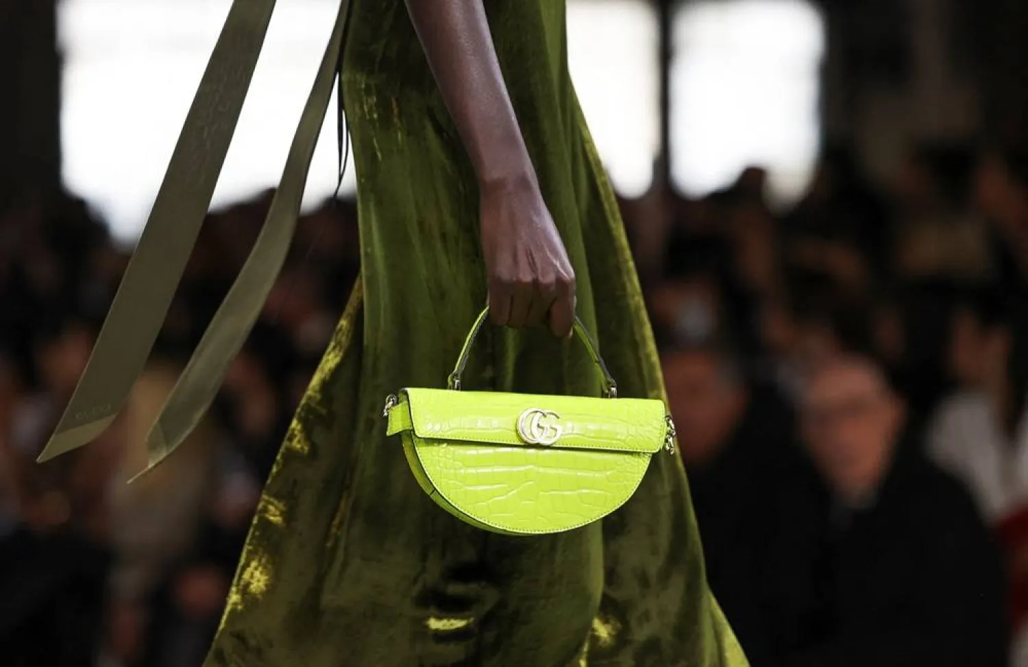 De Sarno Pursues Gucci Reset with Embellished Coats at Milan Fashion Week