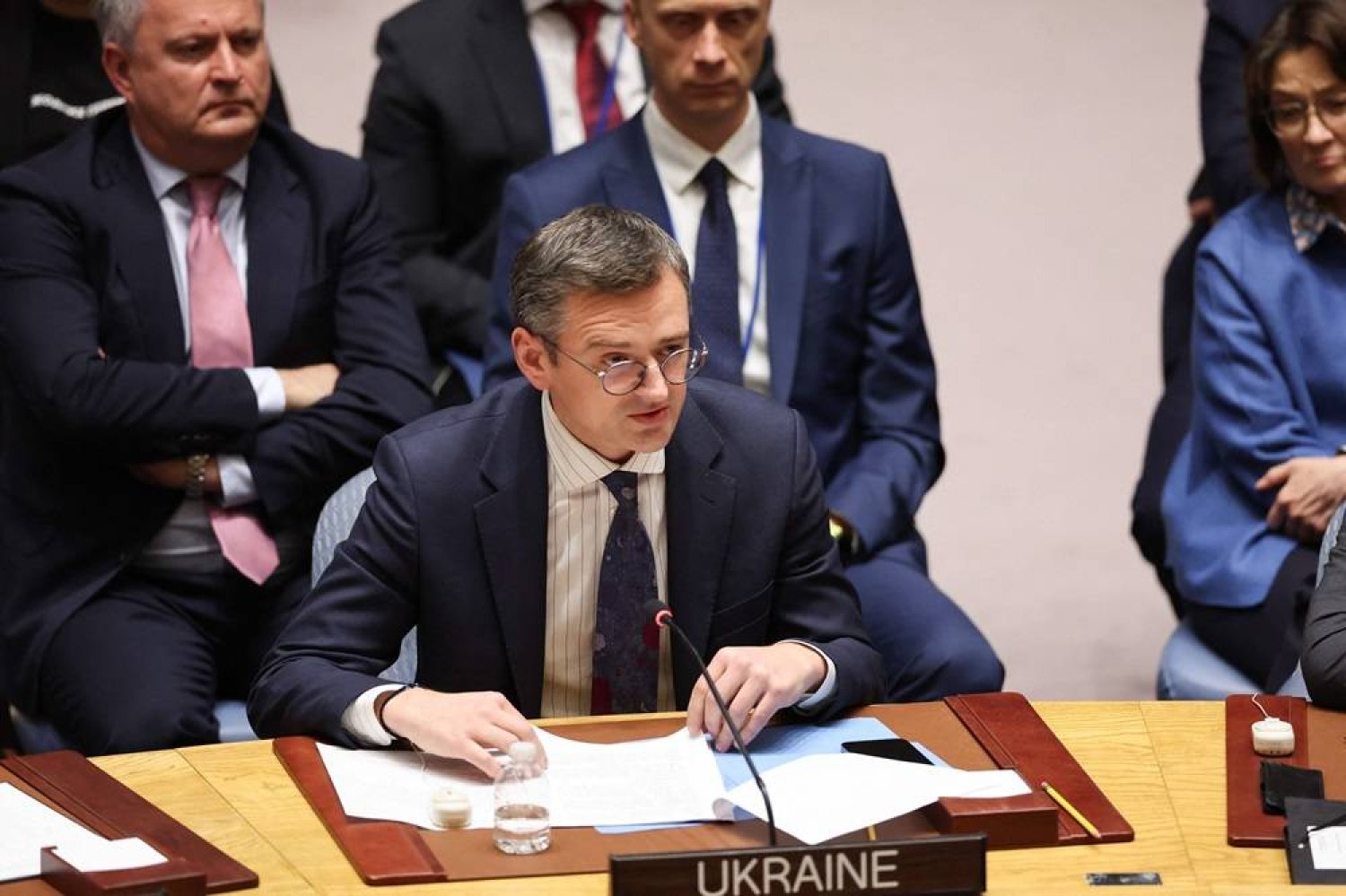 Ukraine’s Top Diplomat Tells Skeptics at UN His Country Will Win the War