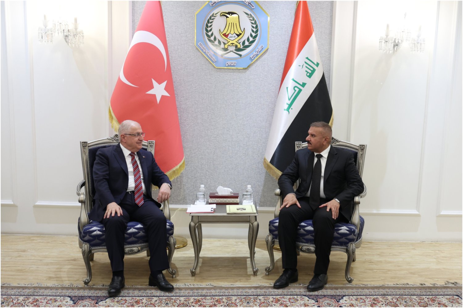 Milli Savunma Bakanı Güler, Irak İçişleri Bakanı Şammari ile görüştü