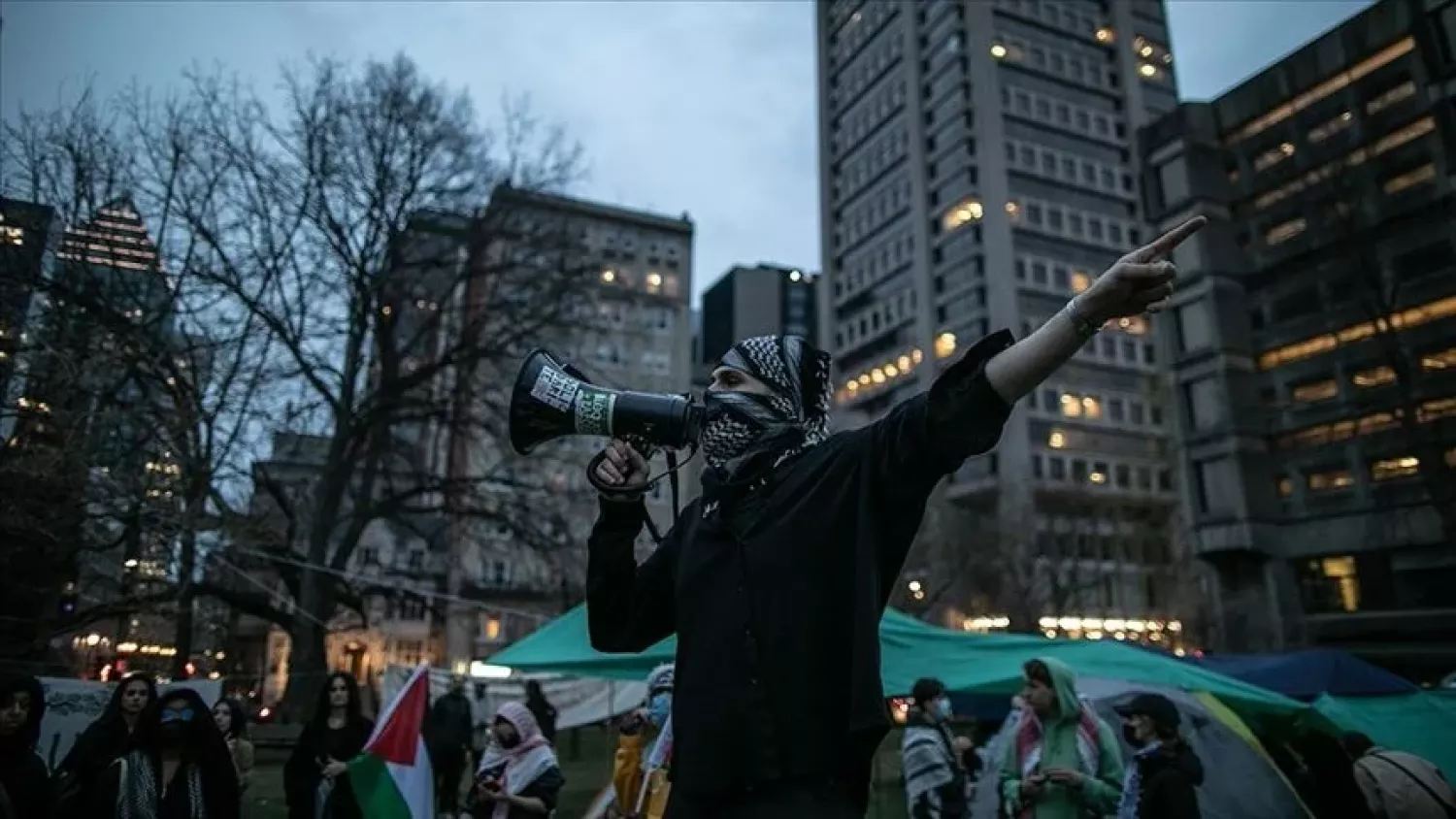 Filistinli uzmana göre, savaş karşıtı eylemler ABD'deki öğrenci ...