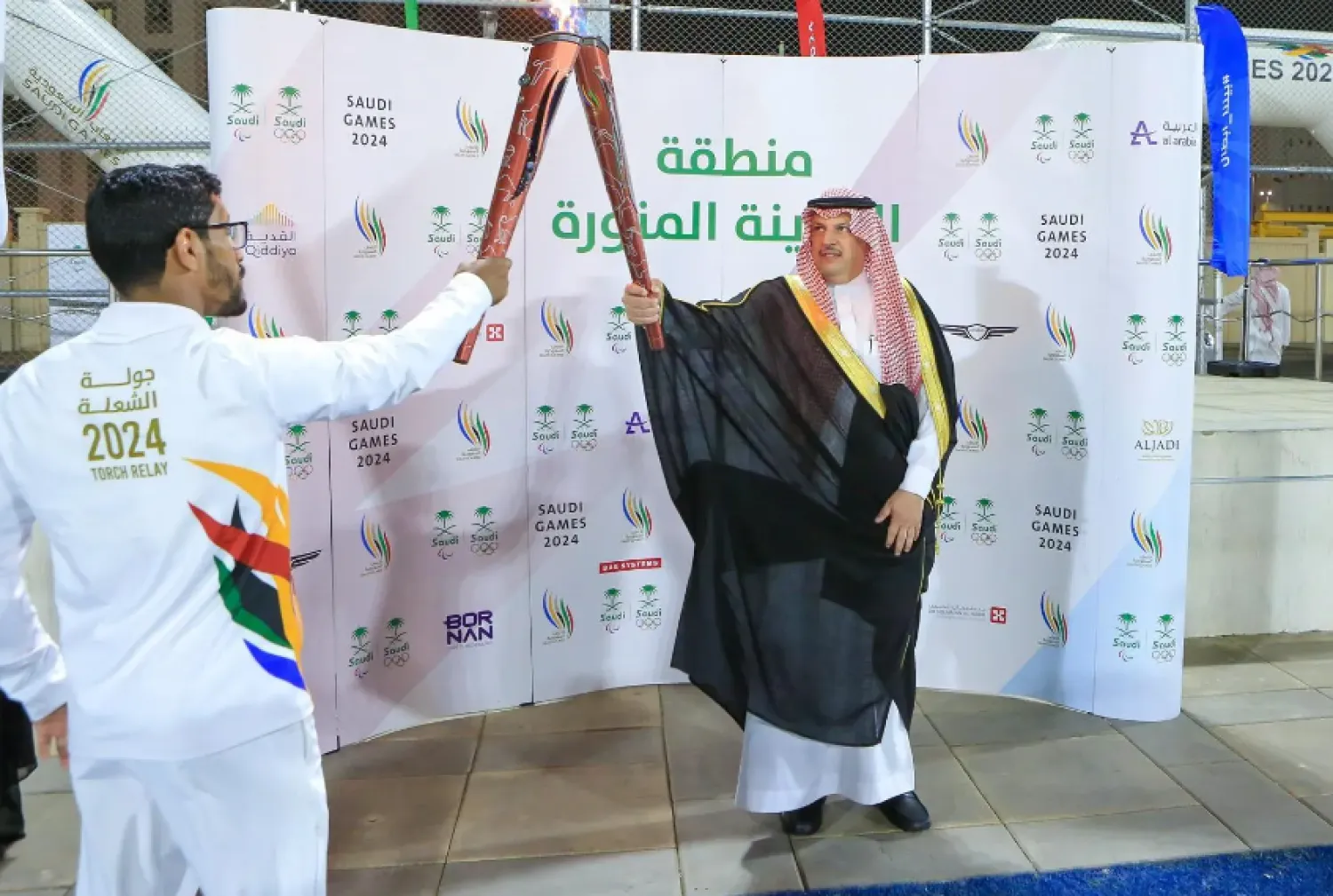 Madinah Region Receives Torch of Saudi Games 2024