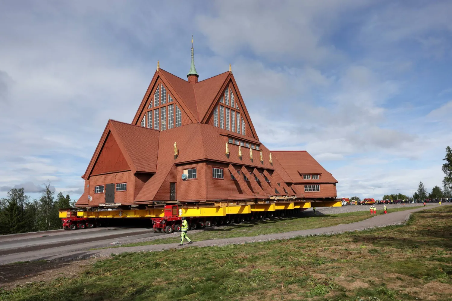 This Swedish Church is Moving 3 Miles Down the Road. It's Relocating ...