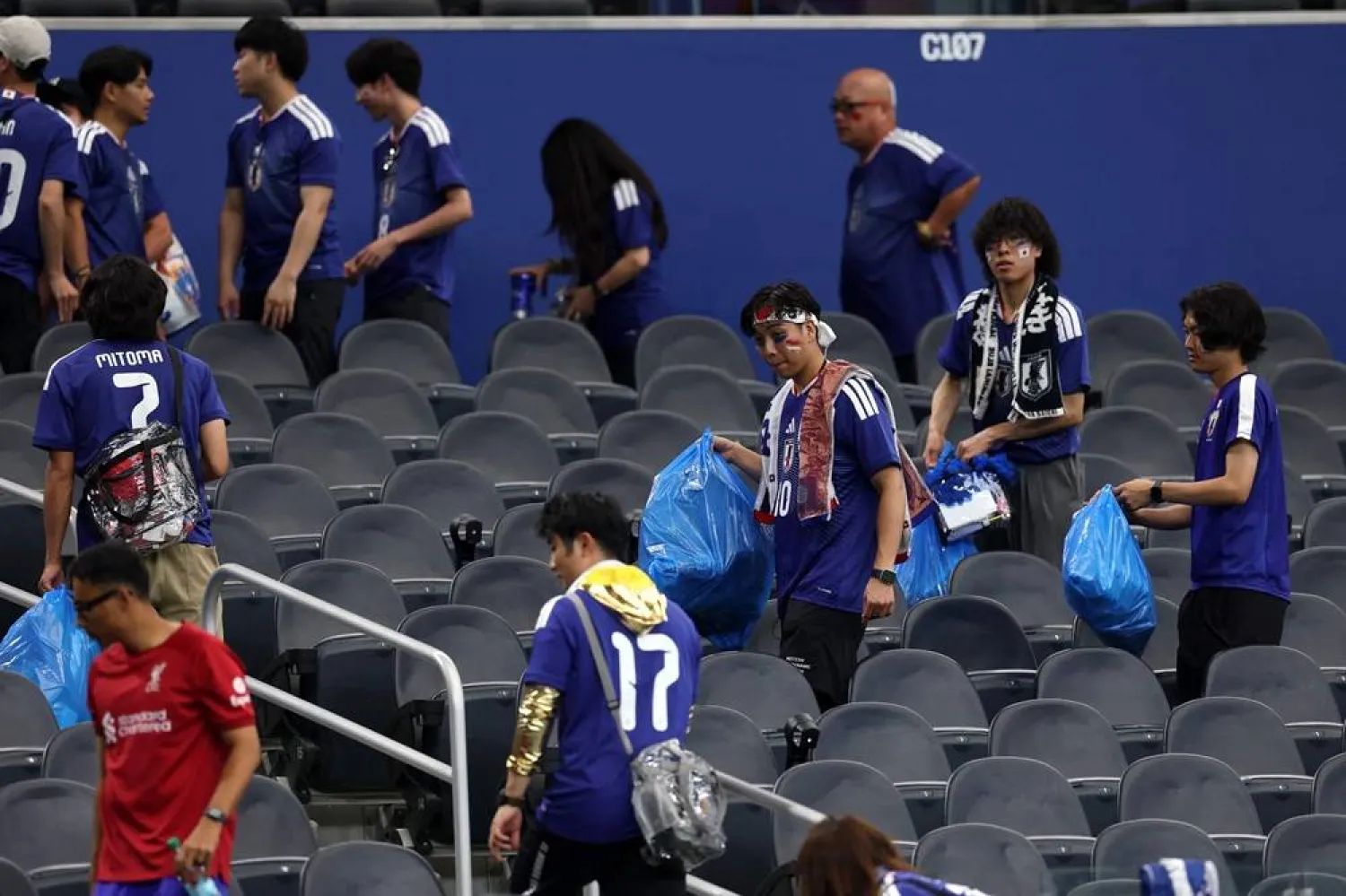 ‘This Is Our Culture’: Japan Fans Clean Up World Cup Stadium