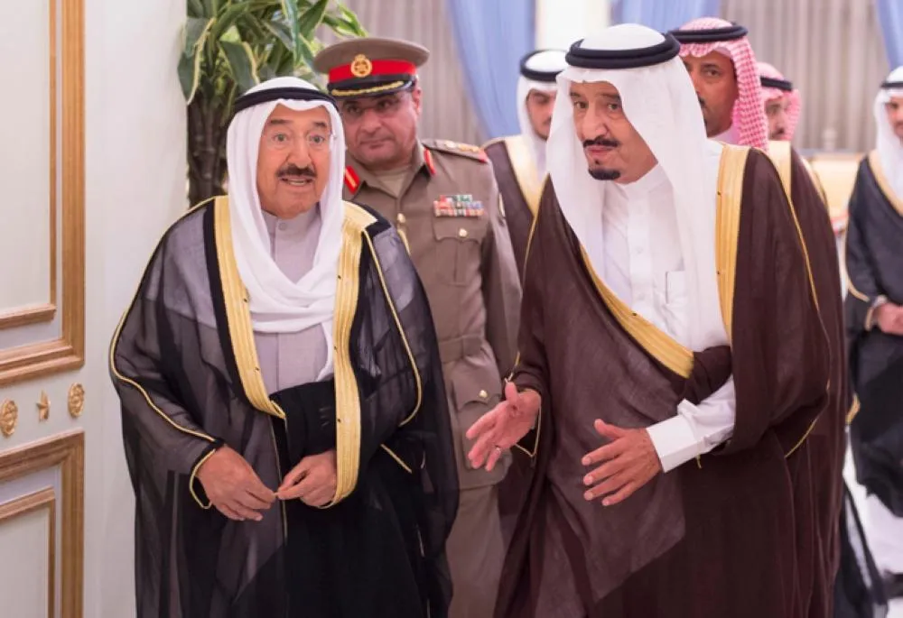 Saudi King, Crown Prince Congratulate Kuwait's Emir on National Day