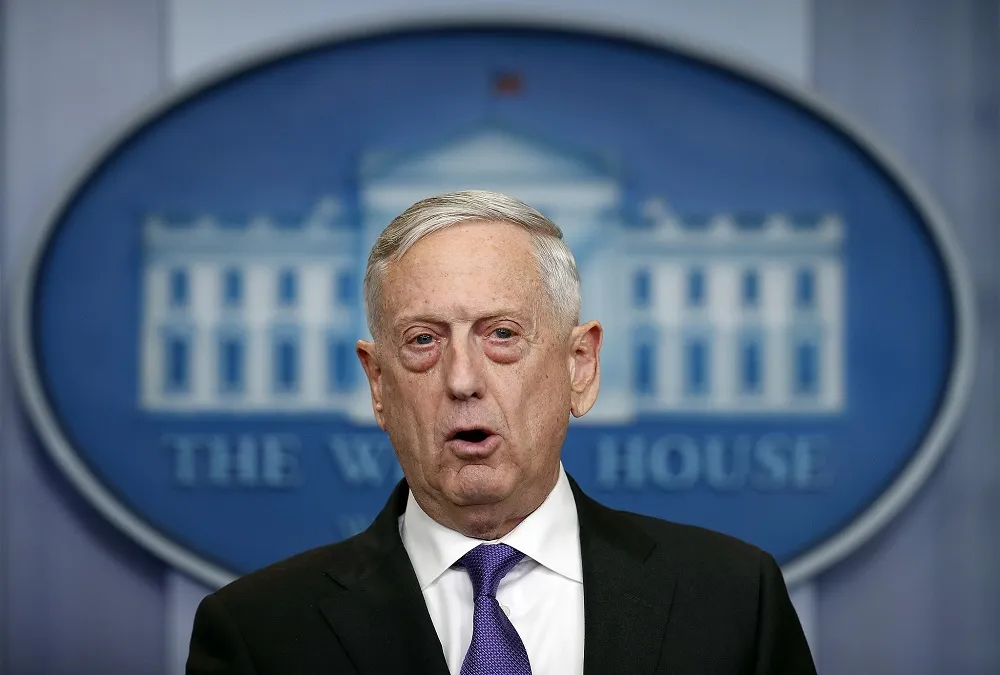 Mattis Warns Syrian Regime against Carrying out Future Gas Attack