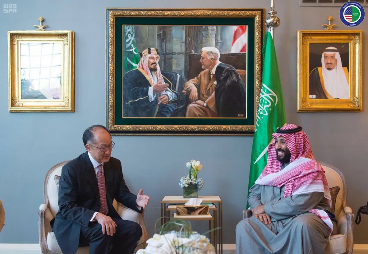 Crown Prince Says Gaining Investor Trust Main Purpose of US Visit