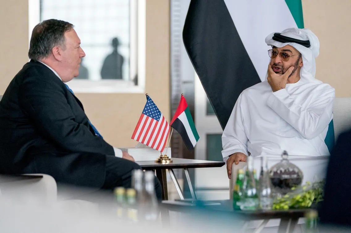 Abu Dhabi Crown Prince, Pompeo Discuss Latest Developments