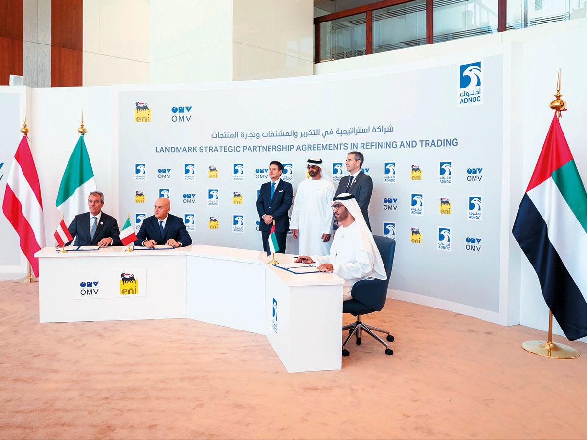 UAE’s ADNOC Signs Strategic Partnership with Eni, OMV