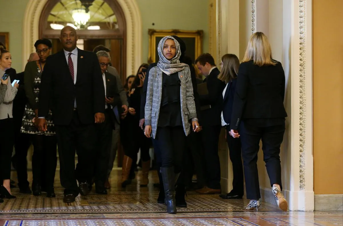 Man Charged with Threatening to Kill Muslim US Lawmaker Ilhan Omar