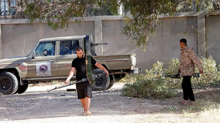 Trablus’ta milis kampları bombalandı