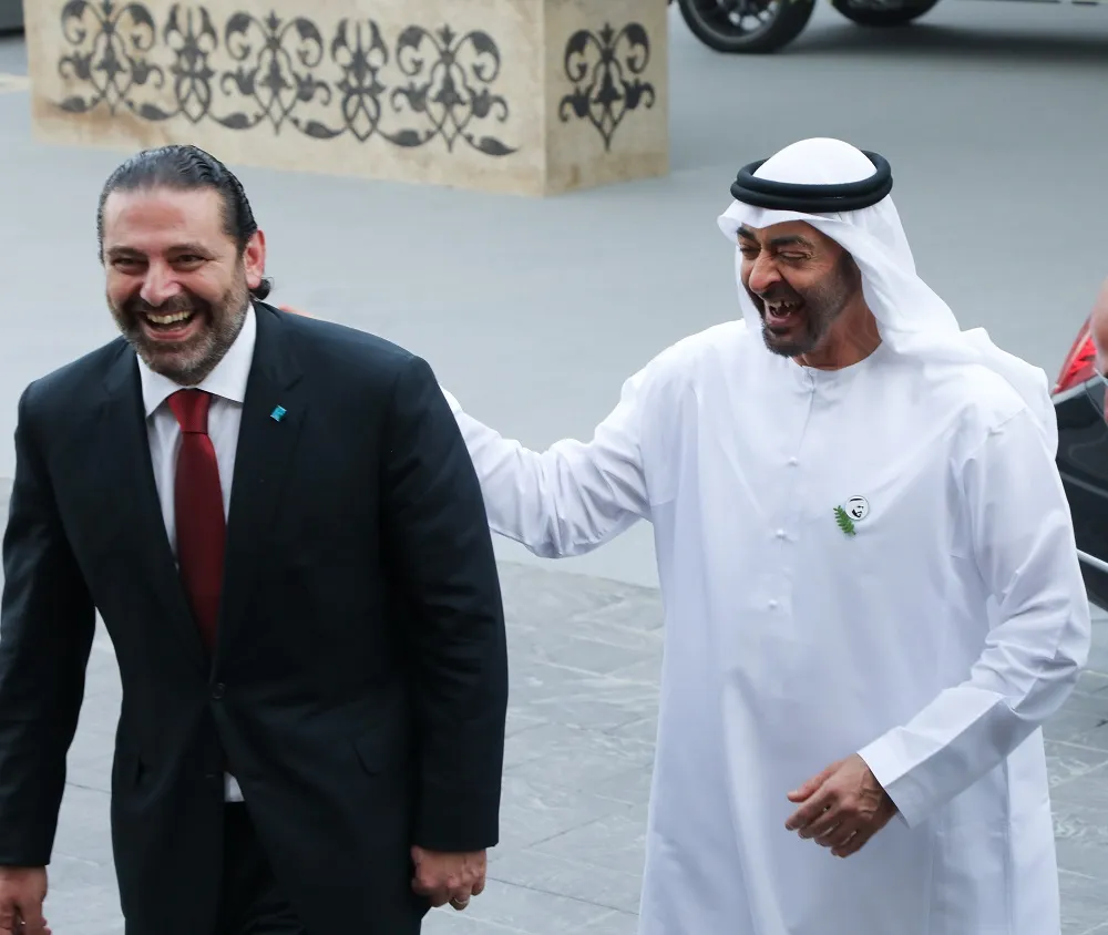 Abu Dhabi Crown Princes Receives Lebanese PM
