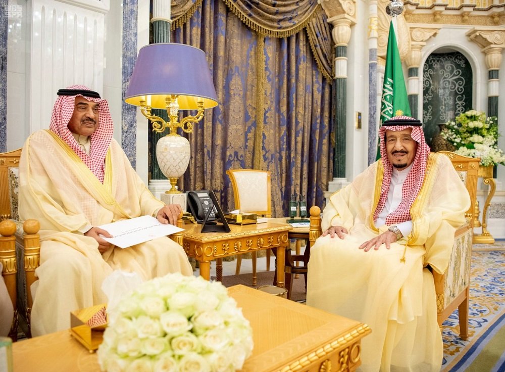 King Salman Receives Letter from Kuwait Emir